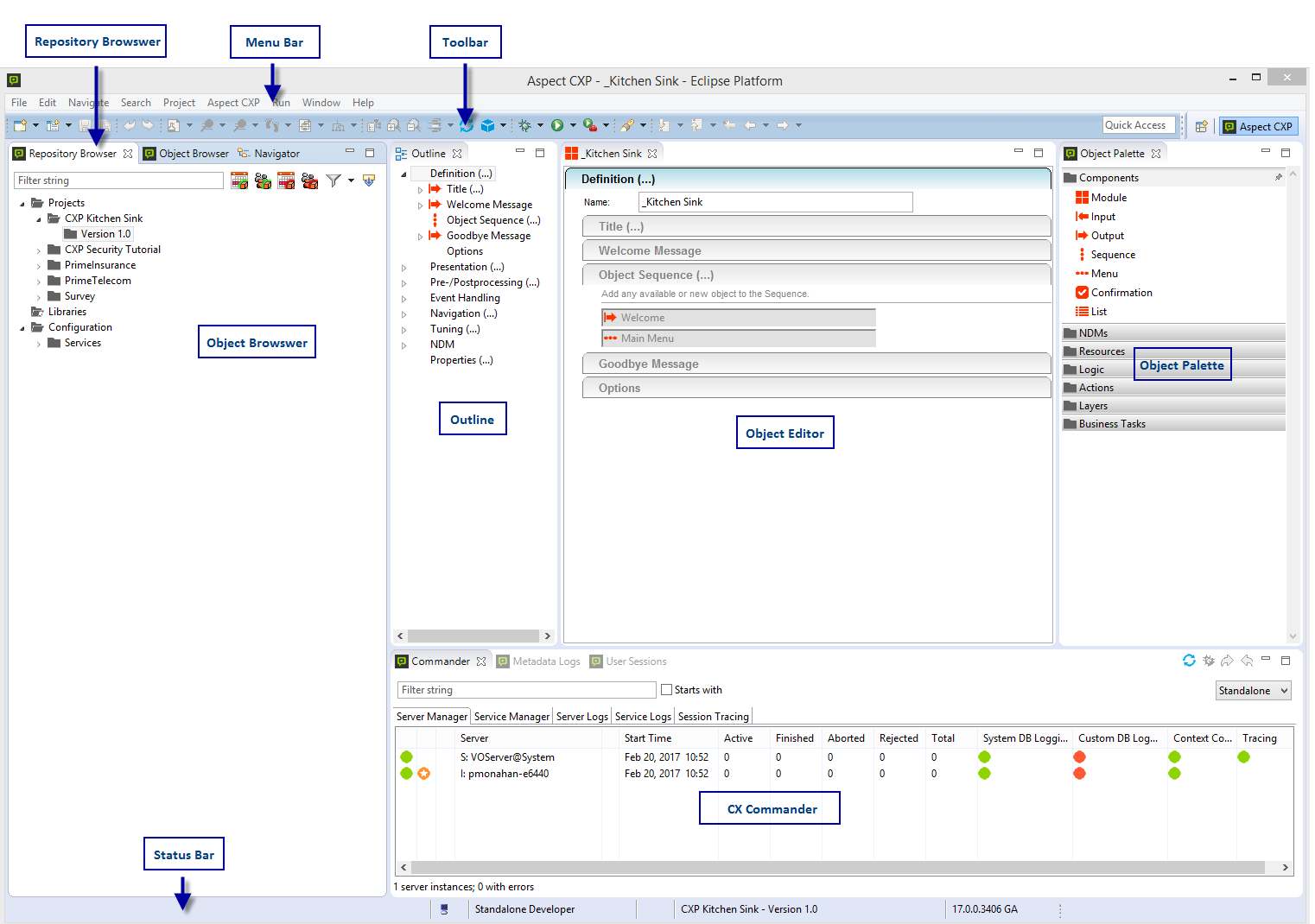 Alvaria Documentation - CX Developer Components Overview