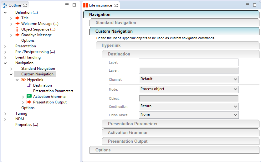 Designing User-Friendly Applications - How to: Define Custom Navigation