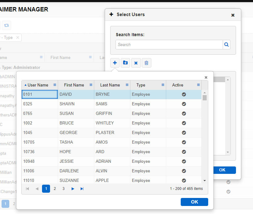 Alvaria Workforce Management™ - Disclaimer Manager
