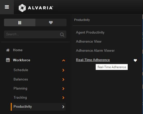 Alvaria Documentation - Real Time Adherence