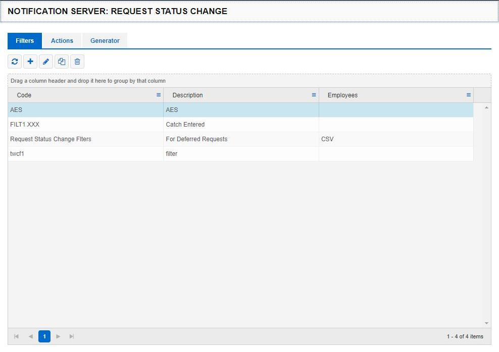 Alvaria Workforce Management™ - Request Status Change Notification