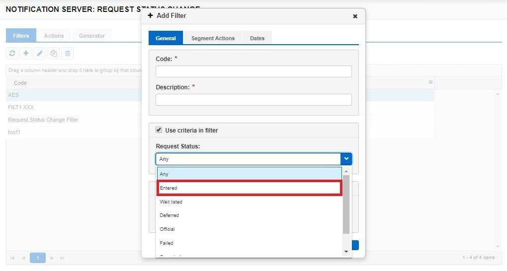 Alvaria Workforce Management™ - Request Status Change Notification