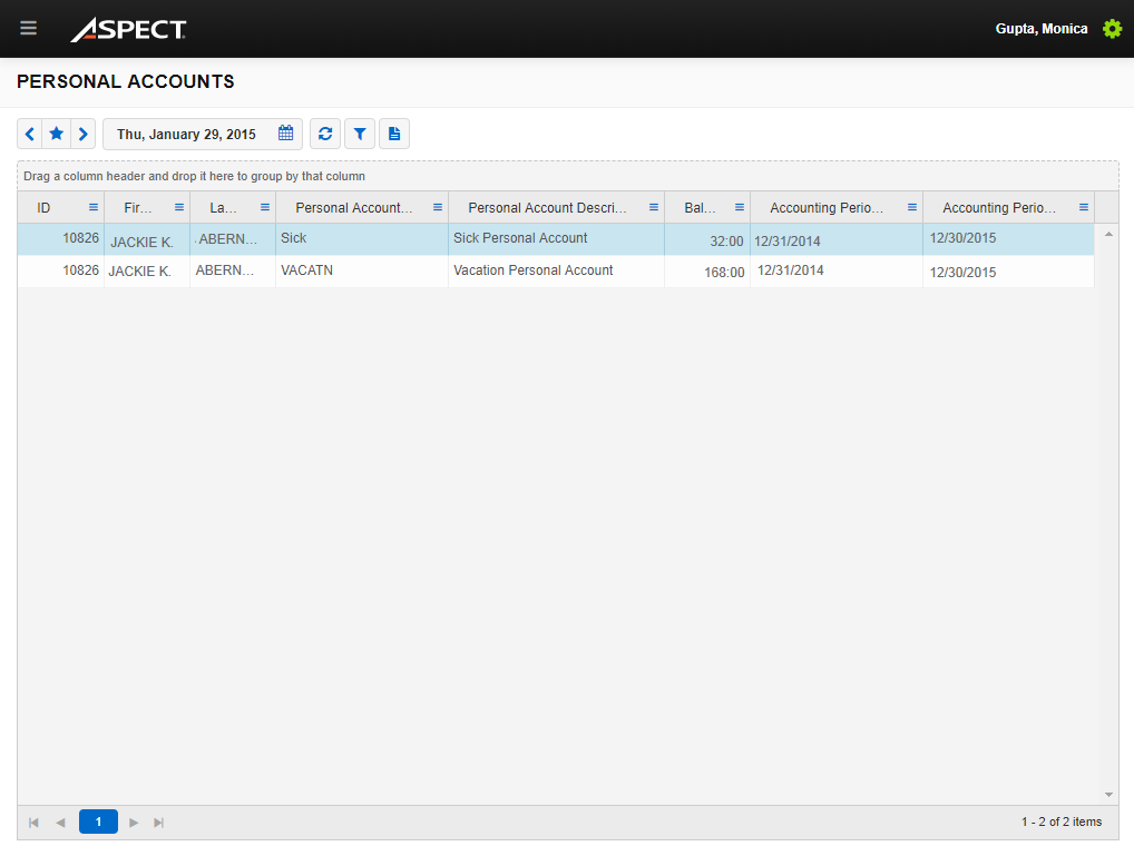 Alvaria Workforce Management™ - Using Personal Accounts
