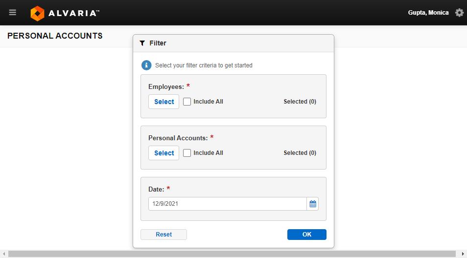 Alvaria Workforce Management™ - Using Personal Accounts
