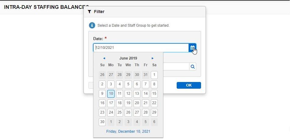 Alvaria Workforce Management™ - Using Intra-Day Staffing Balances