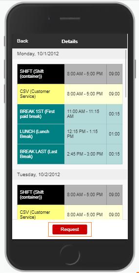 Employee User - Viewing Sequential Shift Bids