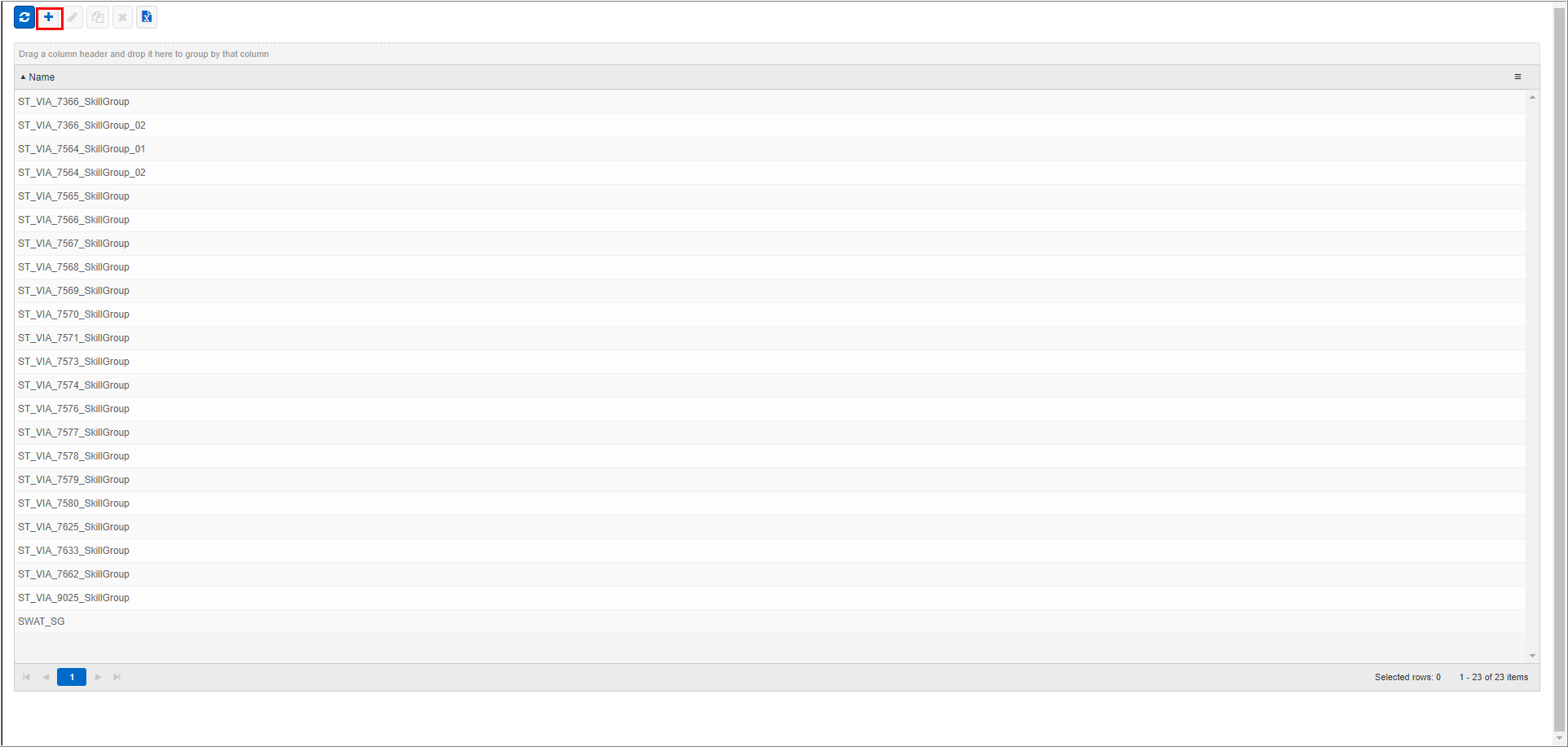 Alvaria Documentation - Create a Skill Group