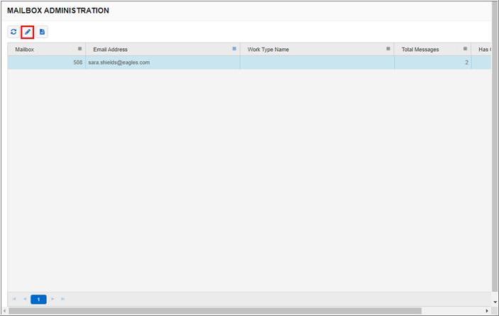 Alvaria Documentation - Mailbox Administration