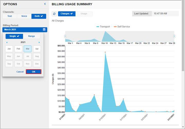 Alvaria Documentation - Billing Usage Summary