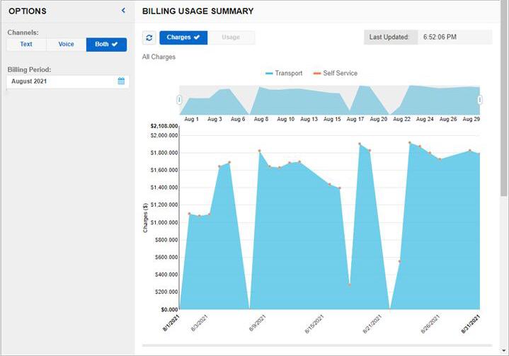 Alvaria Documentation - Billing Usage Summary
