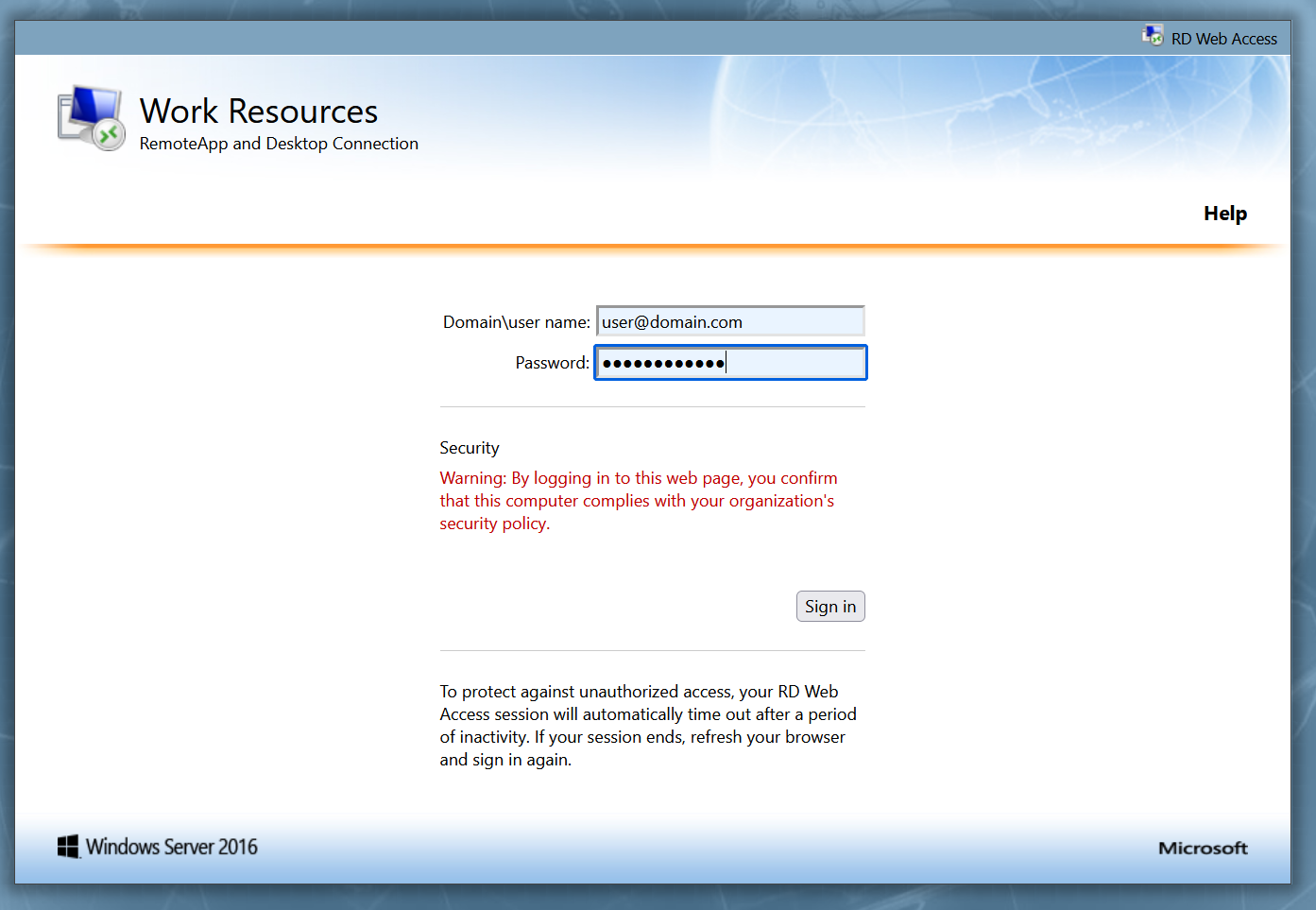 Alvaria Documentation - Accessing the Remote Desktop