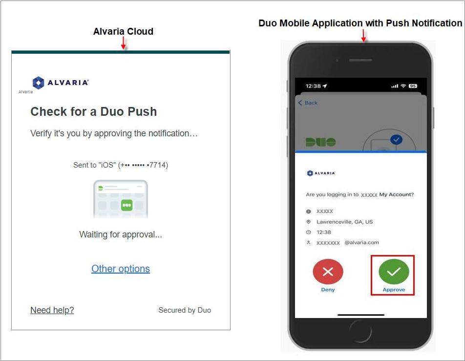 Alvaria Cloud™ - Log In and Out of My Account