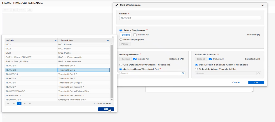 Alvaria Documentation - Real Time Adherence