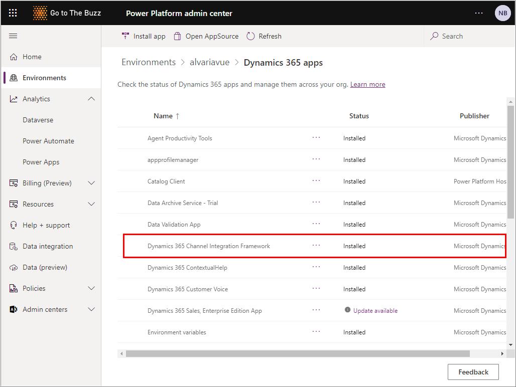 Alvaria Documentation - Install the Dynamic 365 Channel Integration ...