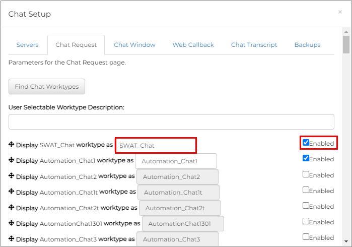 Alvaria Documentation - Configure the Web Chat Demo Page