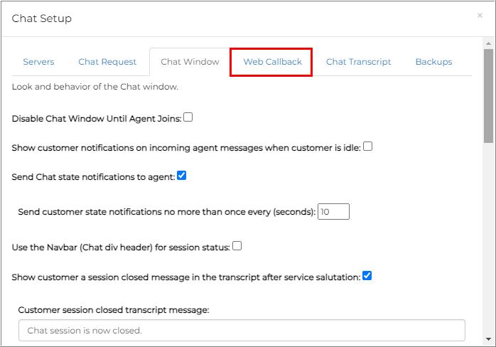 Alvaria Documentation - Configure the Web Chat Demo Page