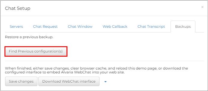 Alvaria Documentation - Configure the Web Chat Demo Page