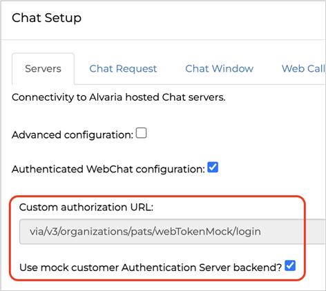 Alvaria Documentation - Authenticated WebChat Configuration