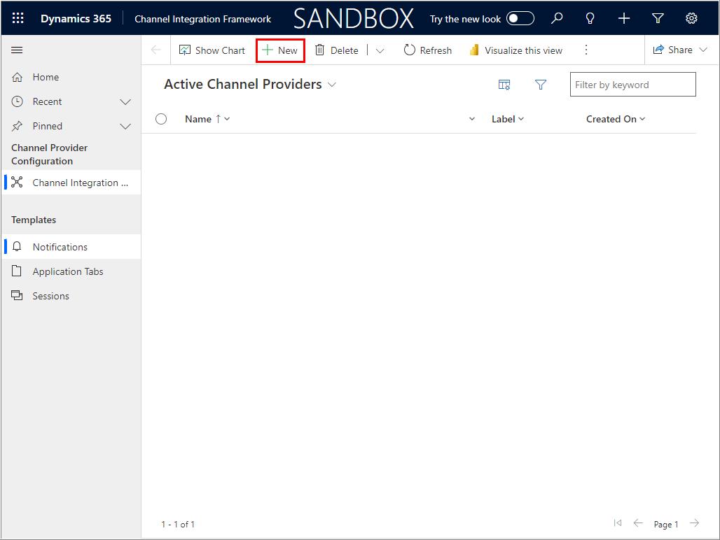 Alvaria Documentation - Install the Dynamic 365 Channel Integration Framework app