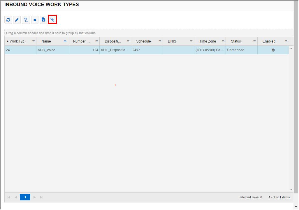 Alvaria Documentation - Working with Inbound Voice Work Type References
